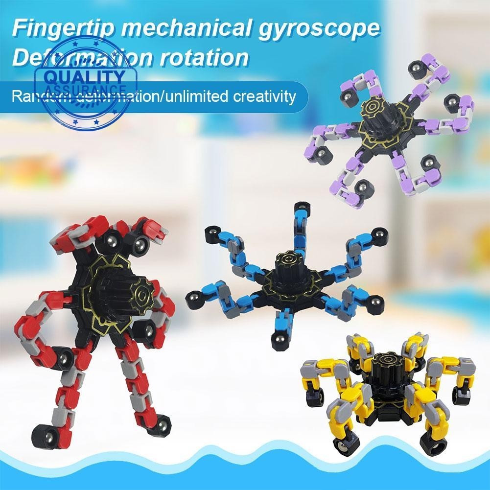Gyro Robot Finger Toy Diy With Compression And Shapeshifting Gyro ...