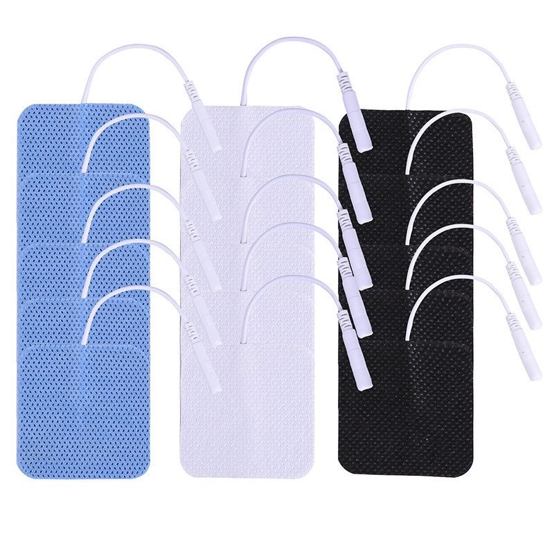 10/20PCS 4*4cm Non-woven Pin-type with Tail Patch Electrode Patch ...
