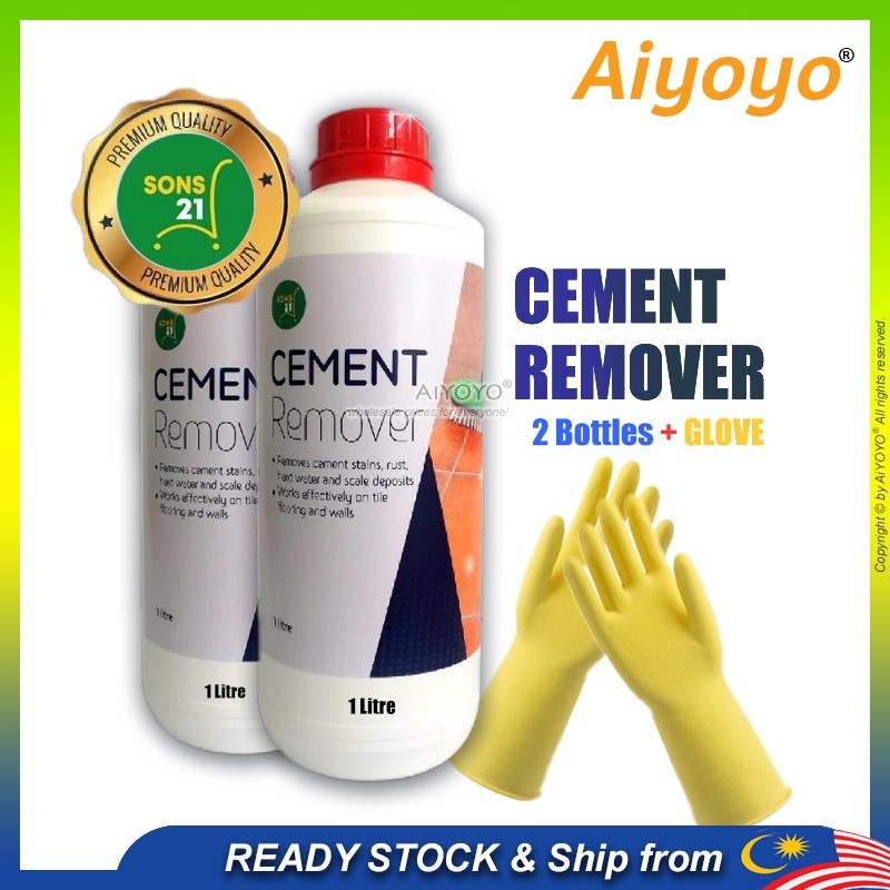 SONS 21 Cement Remover Stain Removal Pencuci Mozek Lantai Simen 瓷磚清潔劑 ...