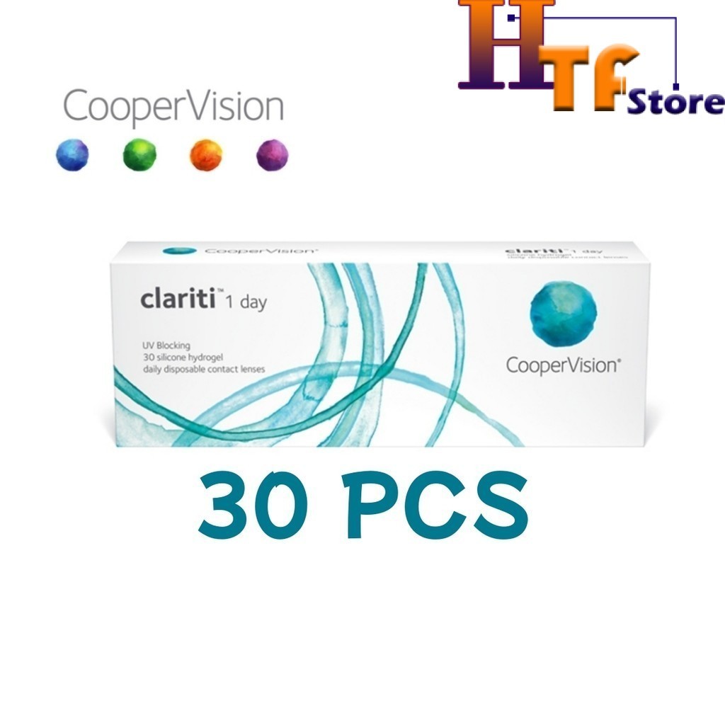 (30 PCS) Cooper Vision Clariti 1 Day Silicone Hydrogel Daily Disposable ...