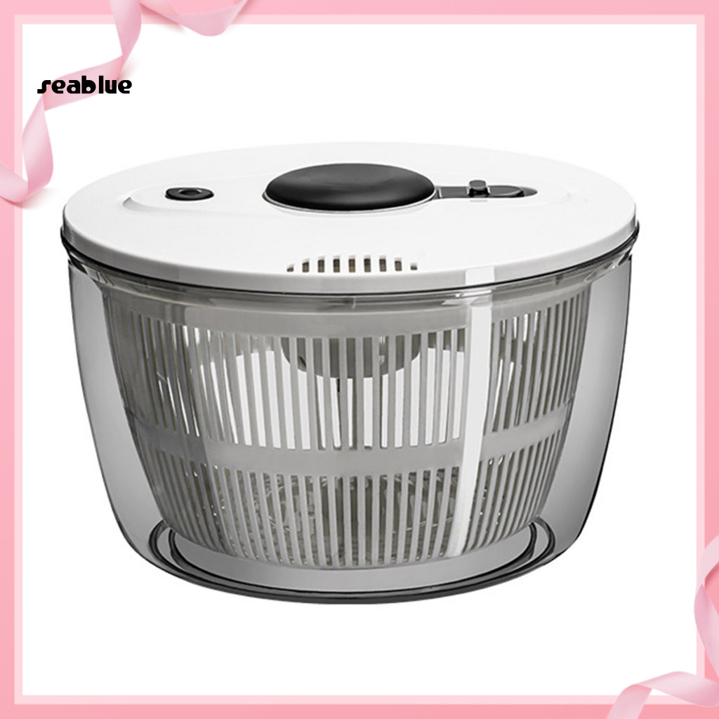 [SE] Fruit Vegetable Spinner Large Capacity Salad Spinner with Non-slip ...