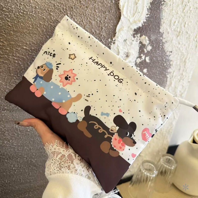 Beg Kosmetik Tema Corgi Minimalist & Saiz Besar | Mudah Bawa | Corak ...