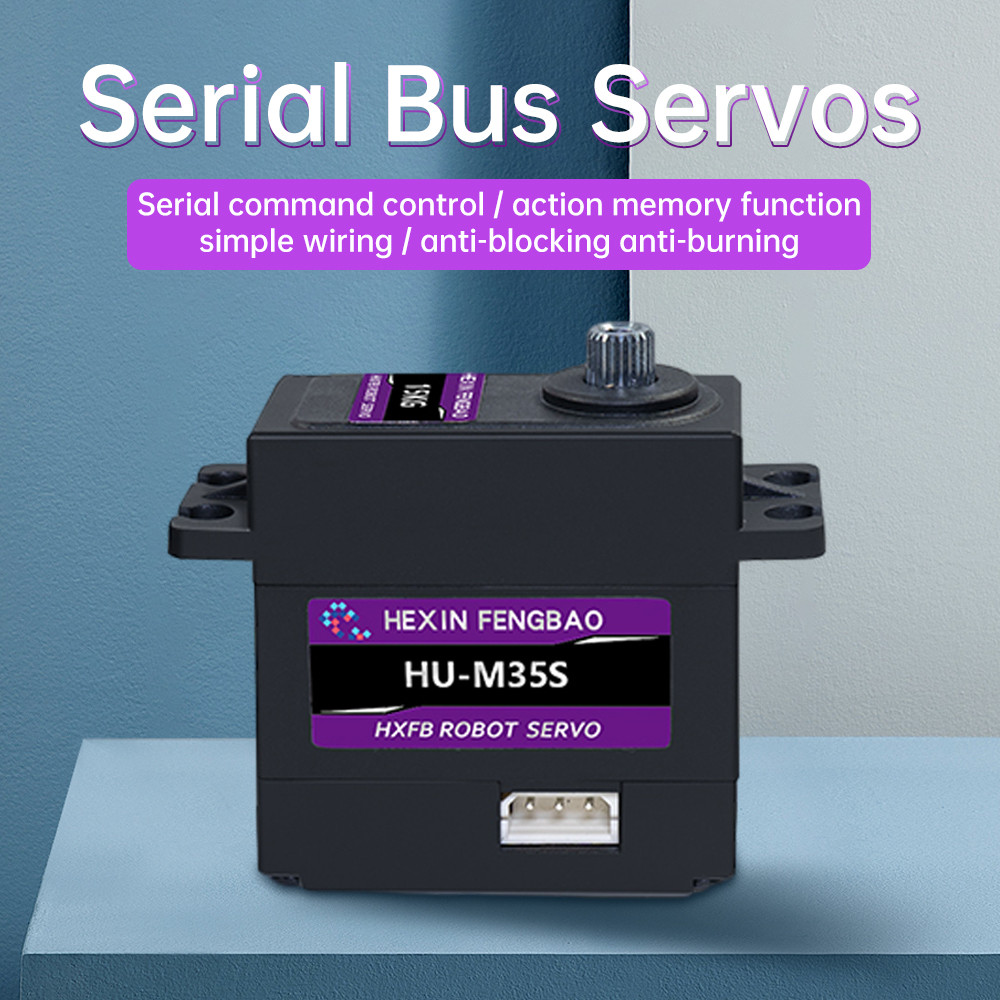 15KG serial bus servo intelligent serial port dual axis metal servo ...