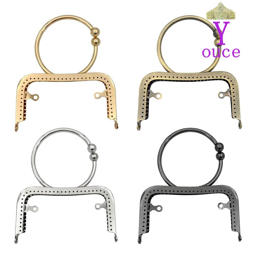YOUCE Purse Frame Kiss Clasp, Metal Bag Hardware Purse Clasp Frame ...