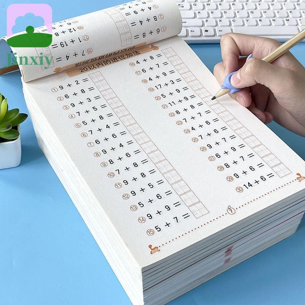 JINXIY 64 Pages Math Arithmetic Books, Addition and Subtraction 10-100 ...