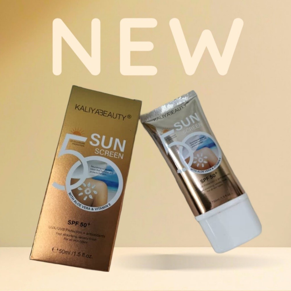Kaliya Beauty Sunscreen SPF 50+ - UVA/UVB Protection for All Skin Types ...