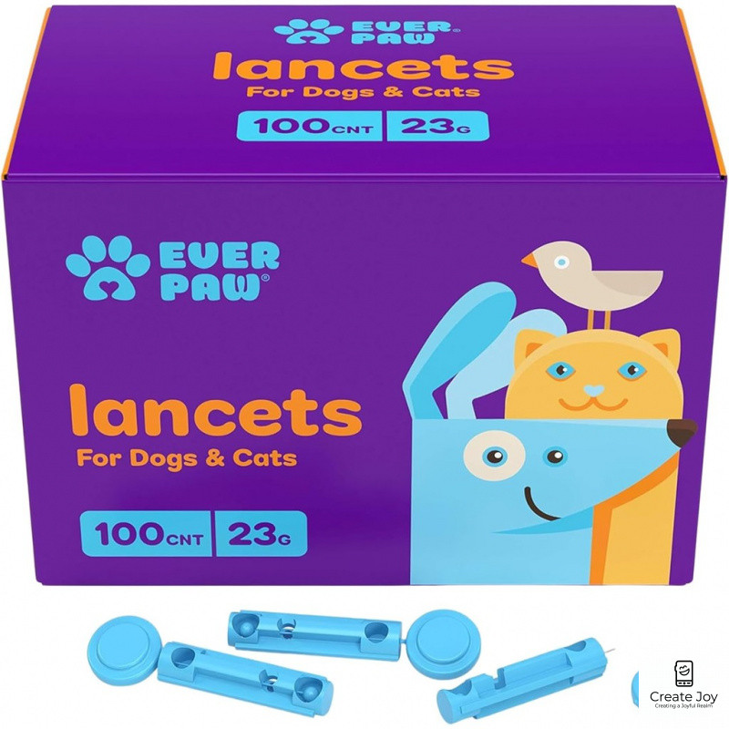 Pet Lancets for Diabetes Testing, Glucose Monitoring for Dog & Cat ...