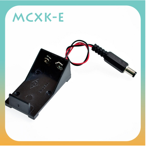 9v Battery Box with Socket DC Cable DC Plug 9V Battery Holder Dedicated ...