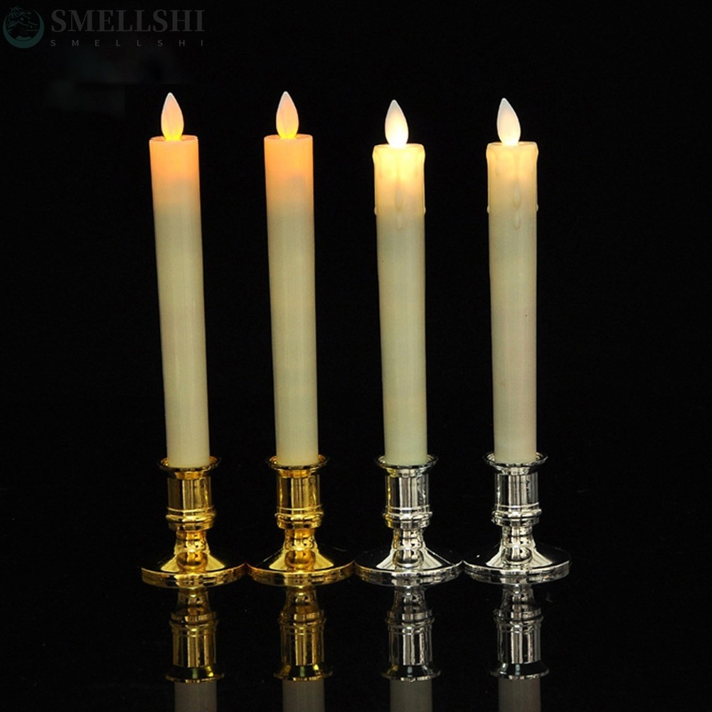 [smellingshine] 2pcs Traditional Shape Taper Standard Candle Holders ...