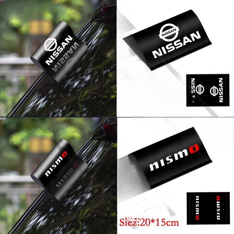 NEW Nissan Car Sticker Wash Label Style Trunk Door Decals PVC Auto ...