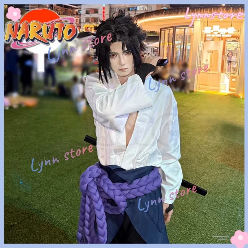 Child/Adult Size Anime NARUTO Cosplay Costume Sasuke Uchiha Uniforms ...