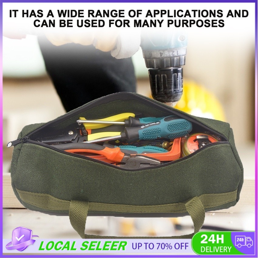 Maintenance Tool Bag Large Capacity Portable tote bag Thicker Canvas ...