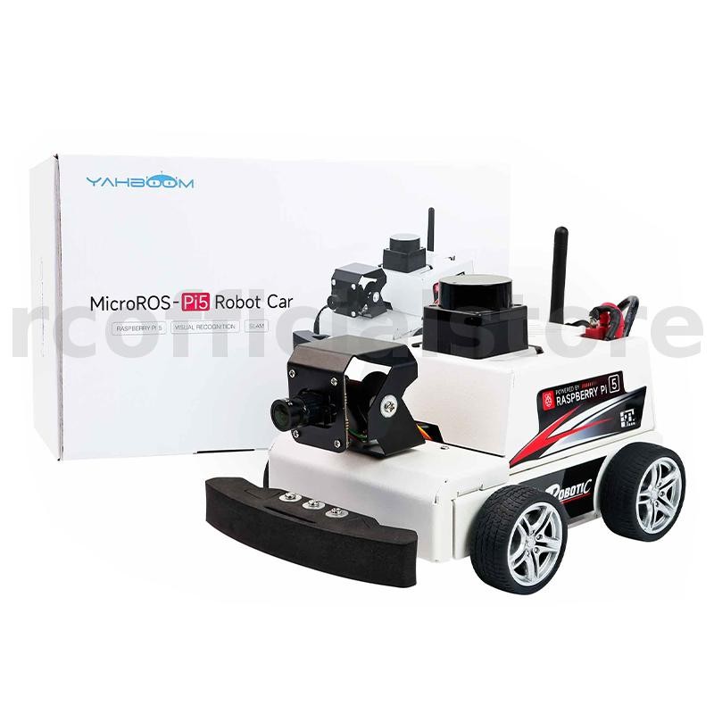Yahboom Raspberry Pi 5 ROS2 Robot Car Kit with TOF Lidar Support AI ...