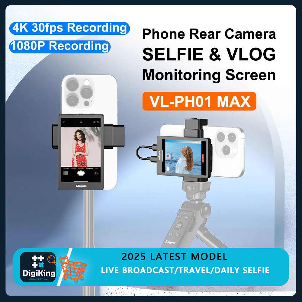 【DigiKing】COD 30FPS Mobile Vlog Selfie Monitor Screen, Wired Mini ...