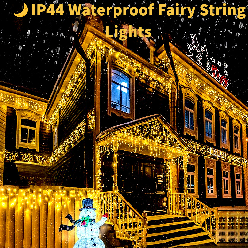 Lampu Raya 4M 96LED Fairy Lights Curtain Lights 8 Modes For Hari Raya Garden Decoration Lights ...