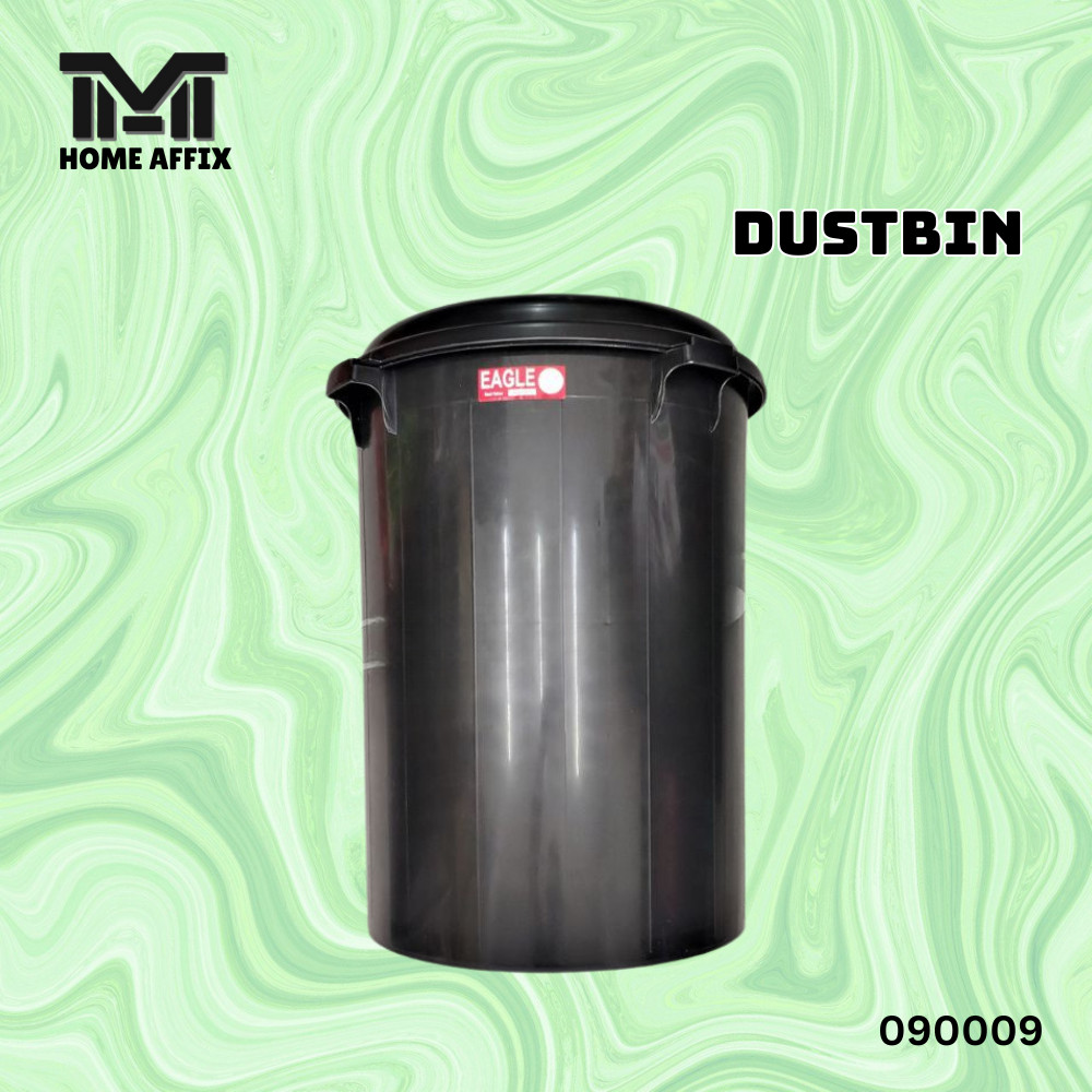 0008 12 Gallon Tong Sampah PVC GARBAGE DUSTBIN / TONG SAMPAH Plastic Garbage Dustbin with cover ...