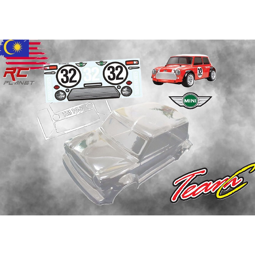TeamC Racing TM106 1/10 MINI COOPER BODY 210MM | Shopee Malaysia