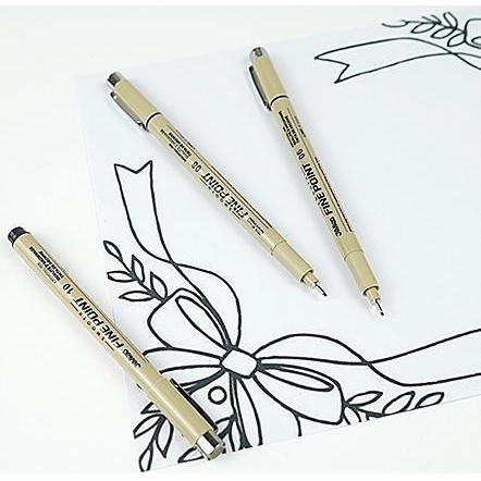 Sakura Style Technical Drawing Pen Art student specific Waterproof ...