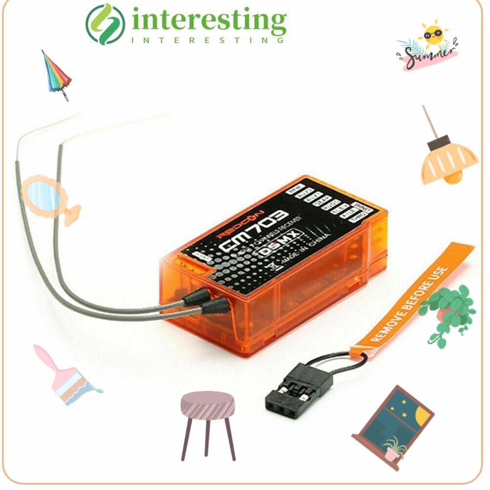 INTERESTING CM703 Receiver, Plastic Orange PPM Output Receiver, Remote ...