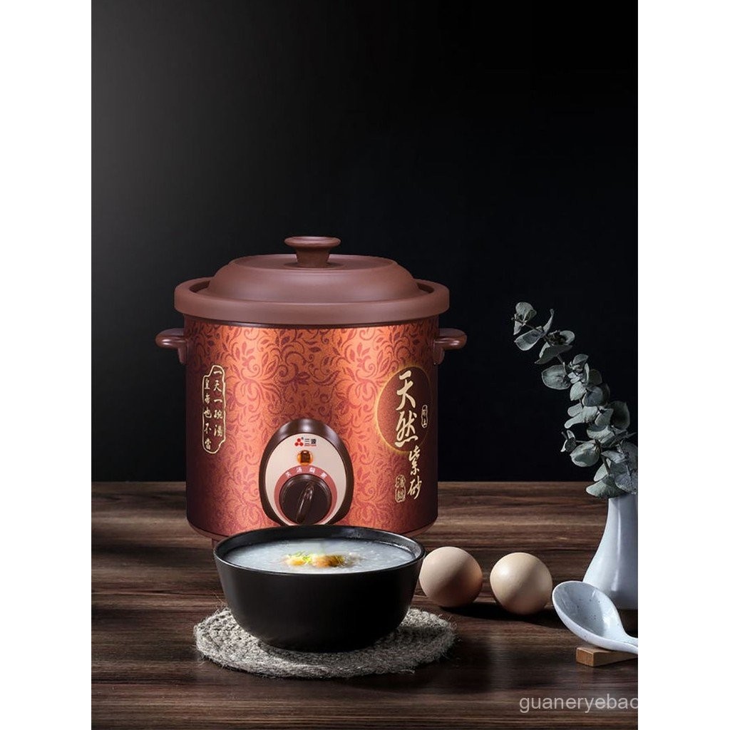 Periuk Rebus Elektrik Tanah Liat Ungu Sanyuan Periuk Sup Elektrik ...