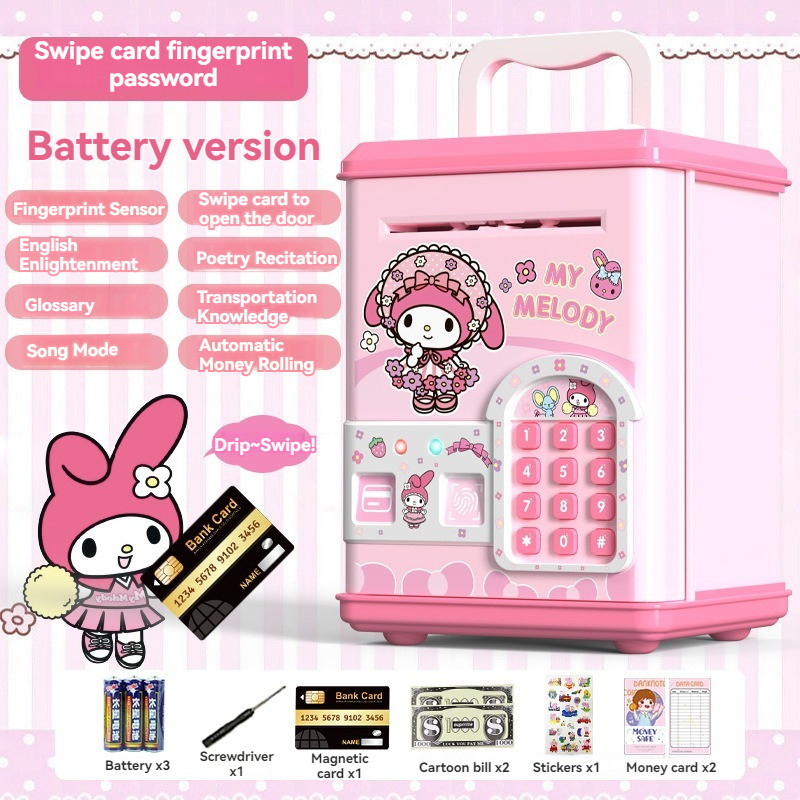 Duit Tabung Kids Money Saving Box Piggy Bank Password Digital Money ...