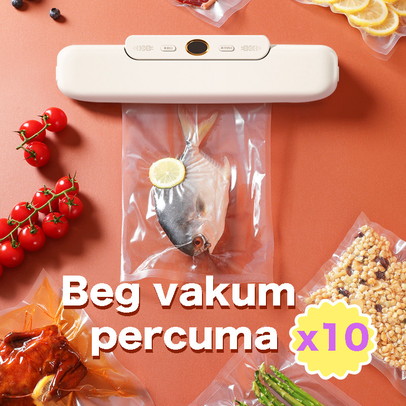 Fresh Food Saver Automatic Food Package Sealing Machine Pengedap Vakum ...