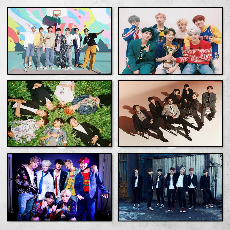 Modern Style South-Korean-Boy-Band Canvas Painting Poster Idol Star ...
