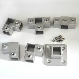 25x25mm Square Tube Aluminum Alloy Connector Galvanized Stainless Steel ...