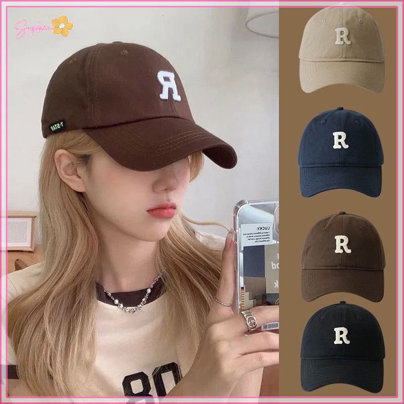 UVIGM> Fashion Letter Embroidery R Baseball Cap Men Women Solid Color ...