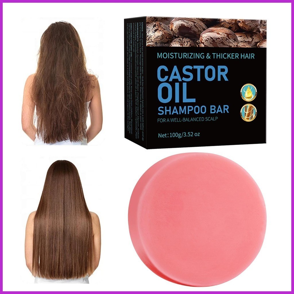 Castor Oil Conditioner Bar Gentle Conditioner Bars Hair Care Hydrating ...
