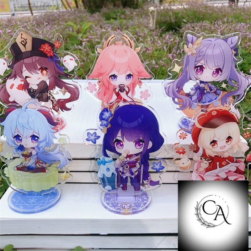 Standee model Game Genshin Impact Alhaitham Yaoyao Beelzebul Yae Miko ...