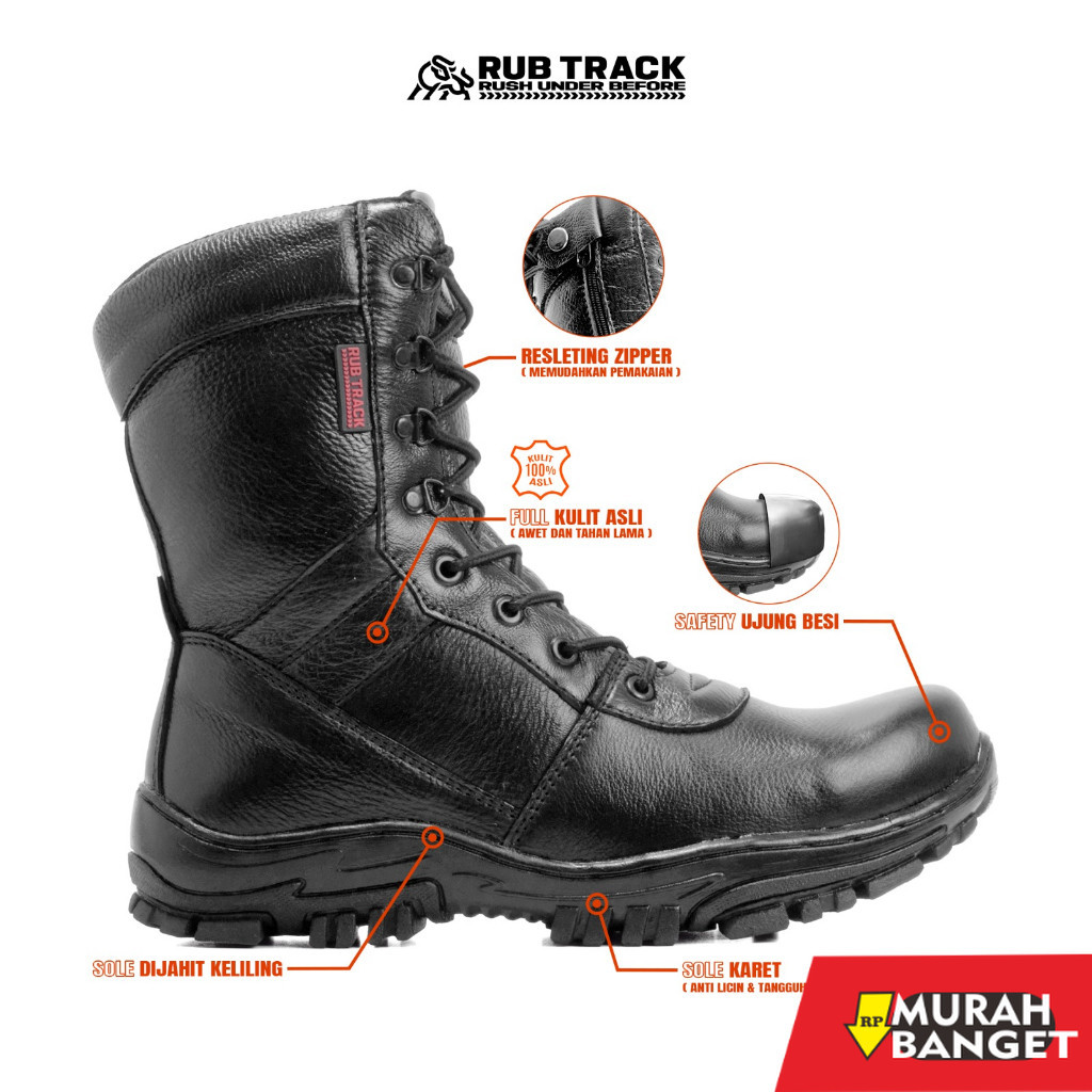 Pdh Shoes- Genuine Leather PDL Shoes SAFETY Features Side Zipper ...