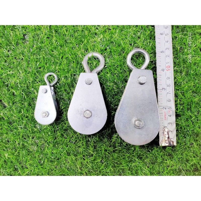 Steel Single Wheel Loading Swivel Lifting Rope Pulley Block M15 stee ...