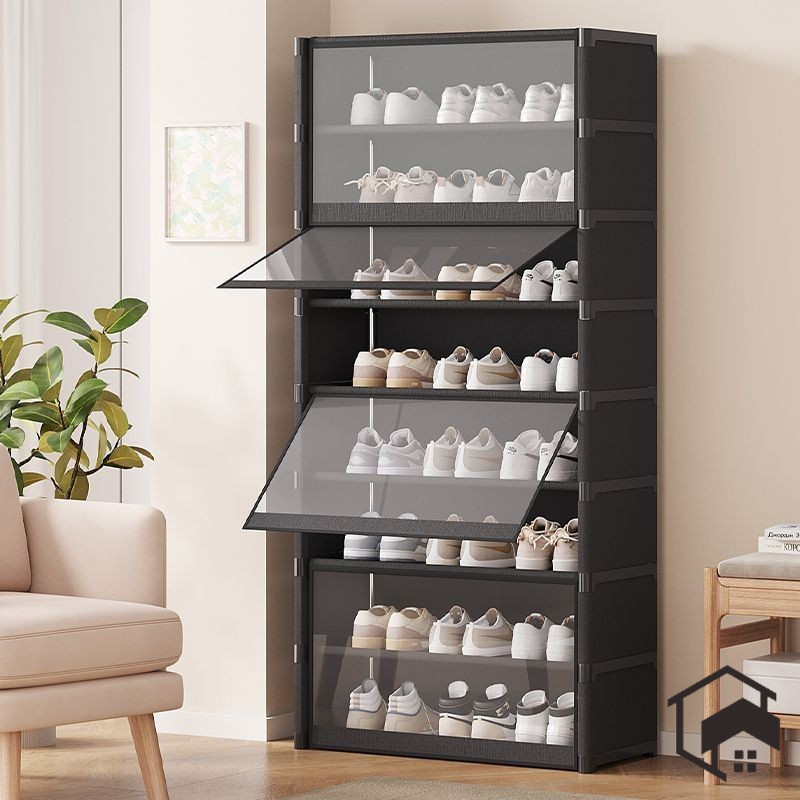 🔥Ready Stock🔥Dust-Proof Shoe Cabinet Visual Transparent Shoe Rack Multi ...