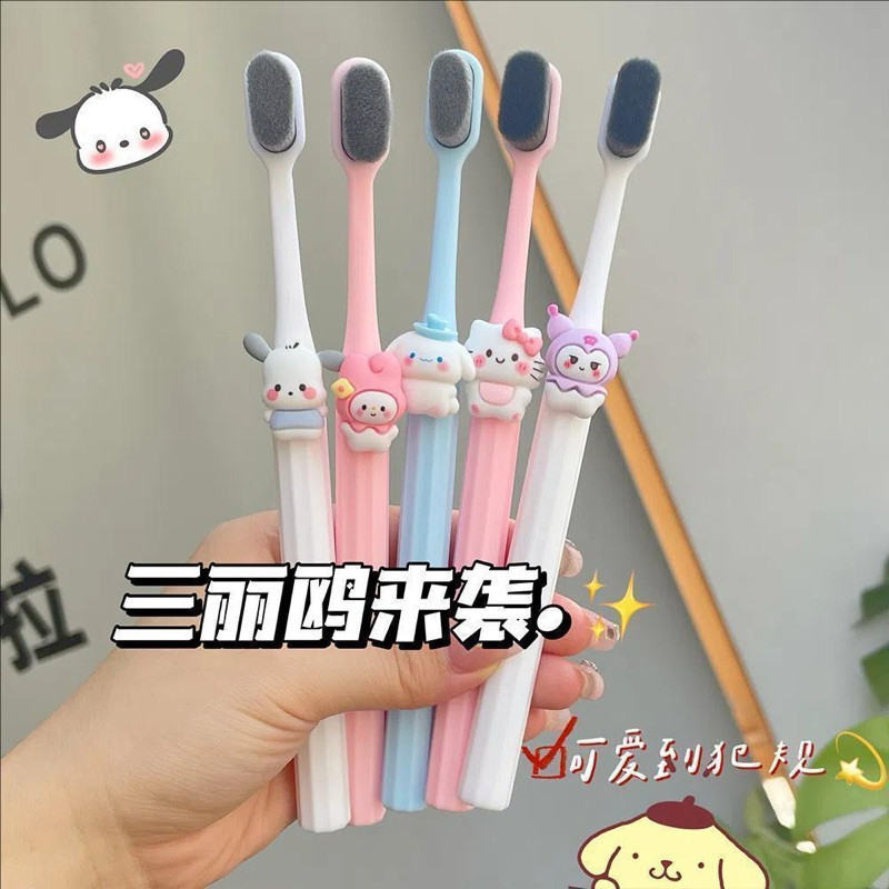 Sanrio Soft Toothbrushes Kuromi Cinnamoroll Baby Toothbrush Kids ...