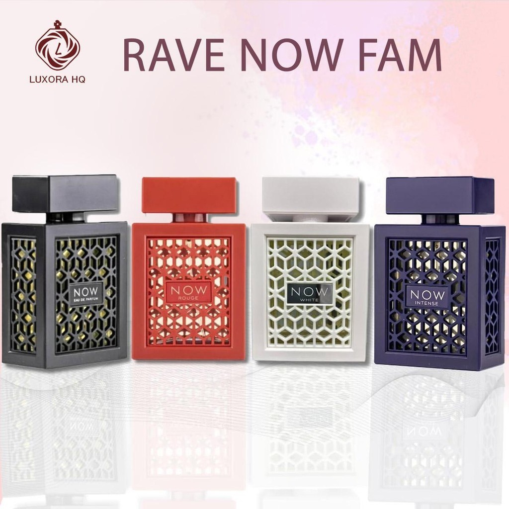 Lattafa Rave Now Black - White - Intense - Rouge 100ML From Dubai ...