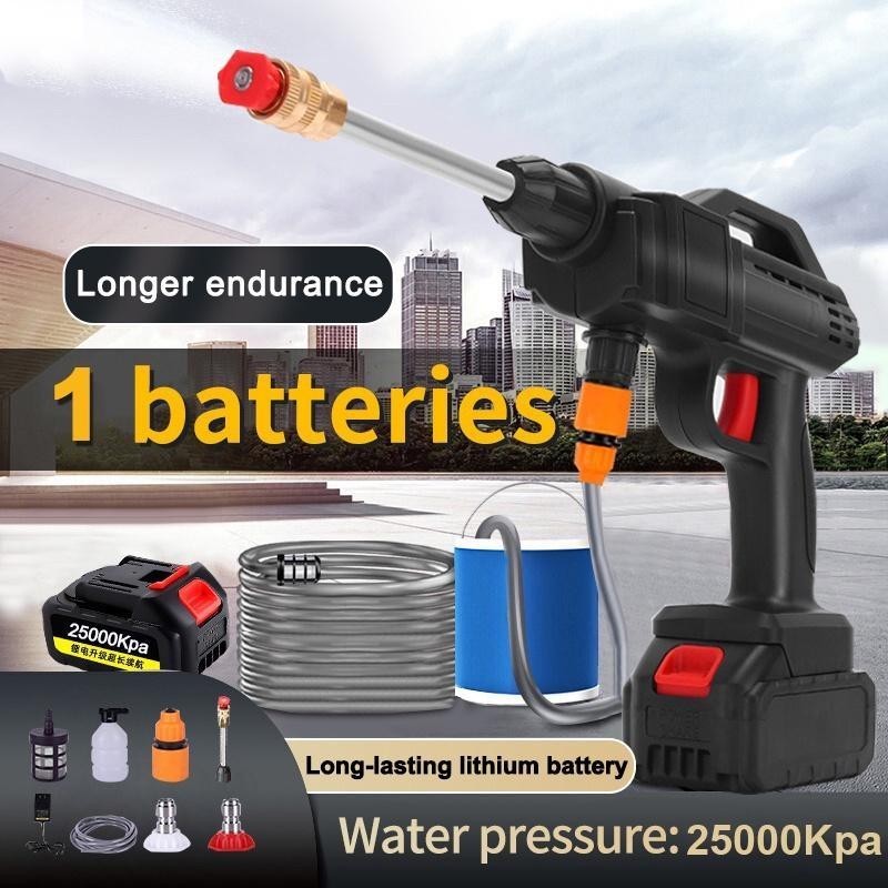 🛍️GIFT+📦DIGITAL SHOP786🛍️988VF Water Jet High Pressure Car Wash Gun Mesin Cuci Kereta Electric ...