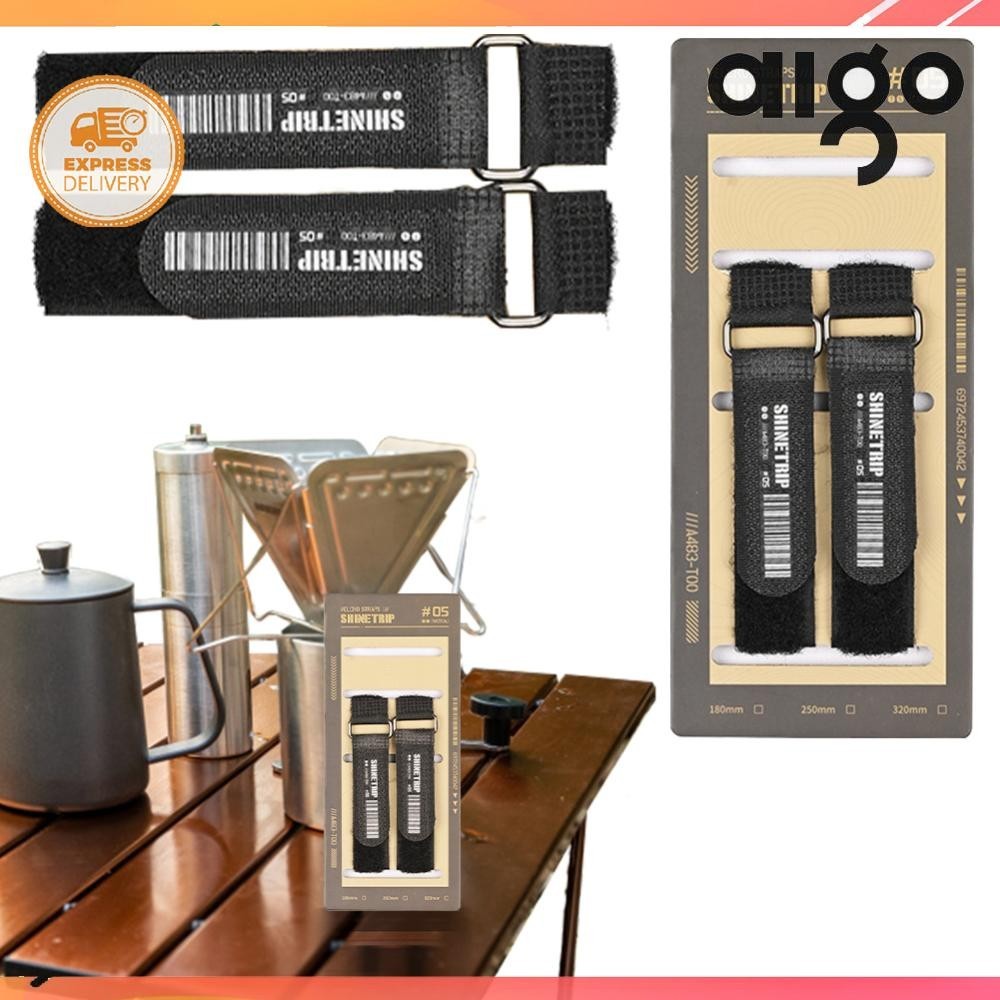 AIGONI™ Camping Straps Nylon Encrypted Magic Straps Strong Sticky Tie ...