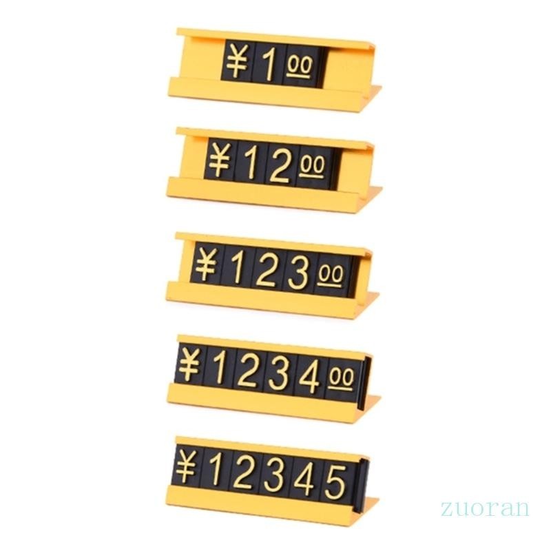 zuo 16Set Price Cube Adjustable Counter Stand Label Metal Sale Price ...