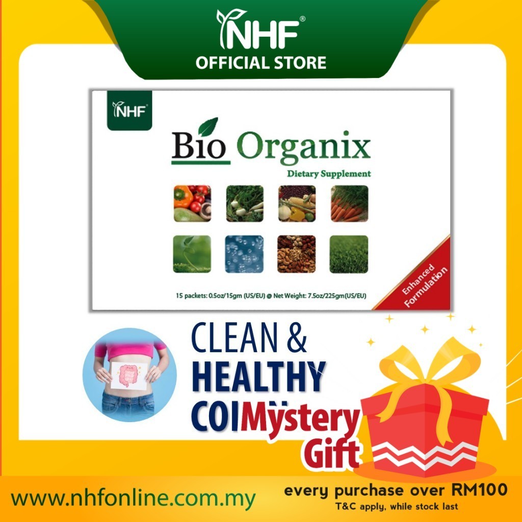 NHF Bio Organix-Enhanced Formula-High Fiber, Slimming Detox with ...