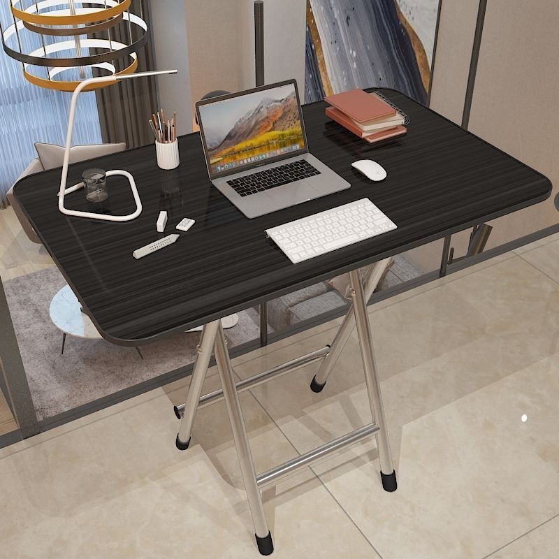 Simple Foldable Table Portable Rectangular Back Wall Small Table ...