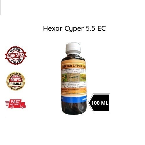 Hextar Cyper 5.5 EC Insecticide/ Insect Control/ Racun Serangga/ Ulat Pengorek Buah/ Kumbang ...