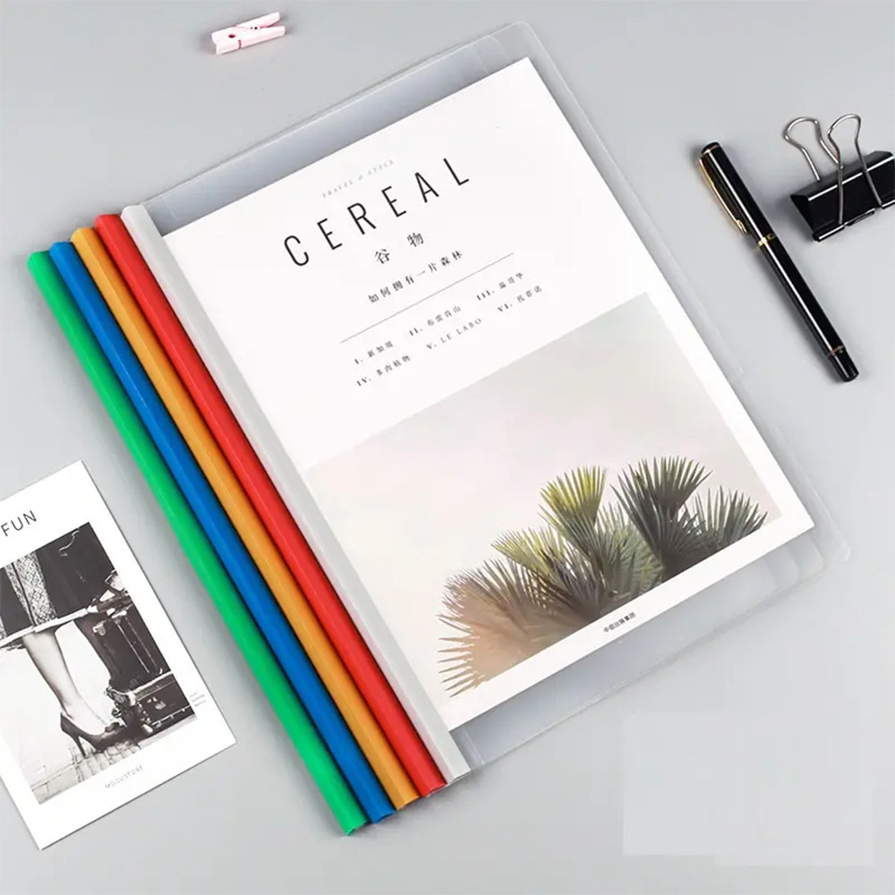 Easy Home Colorful Plastic Sliding Folder Best for Cover Documents ...
