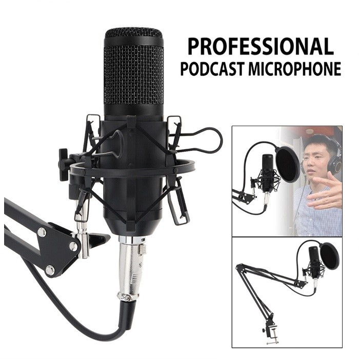 Malaysia: Studio Bunyi Profesional Pemeluwap Set Mikrofon Komputer XLR ...