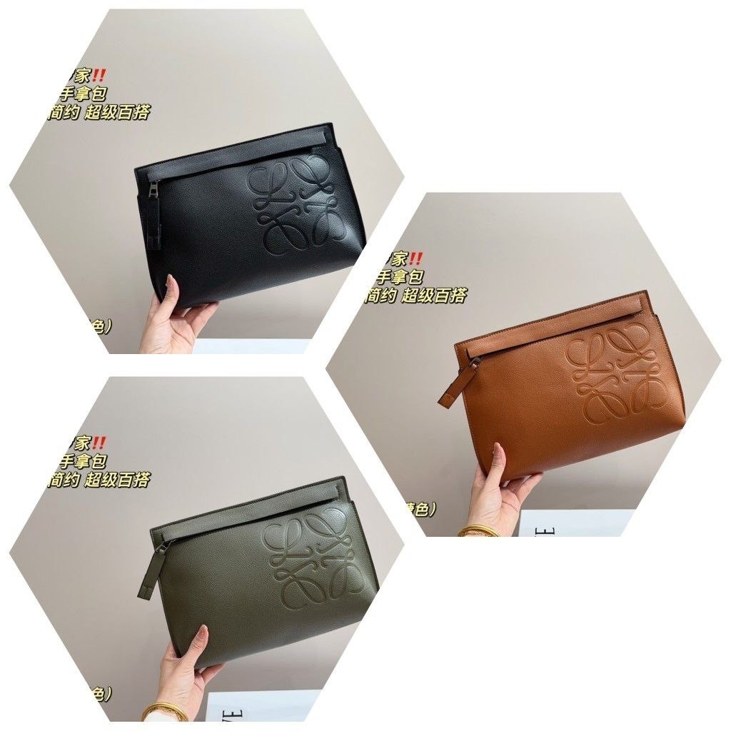 Beg tangan lelaki LW big classic logo luxury clutch bag men | Shopee ...
