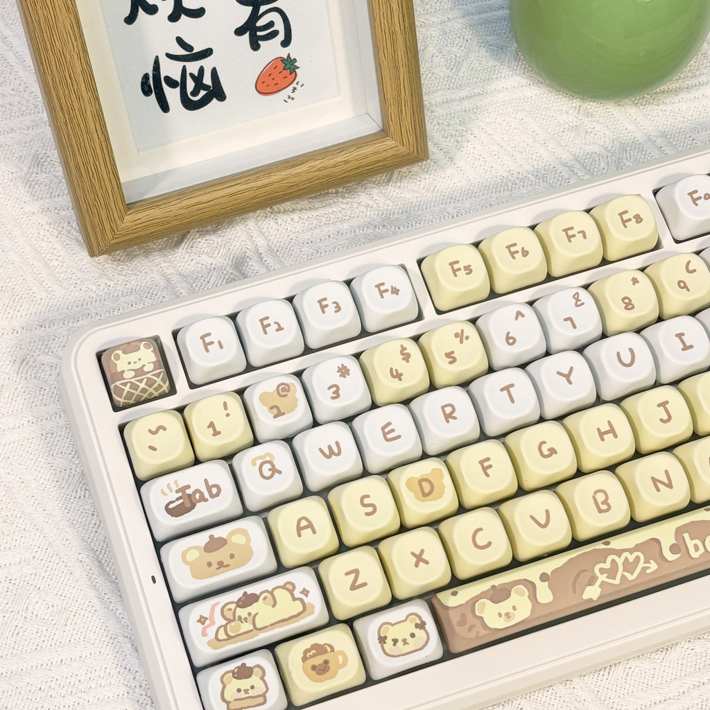 95 Keys MOA-like Profile Dye Sub PBT Keycaps for Cherry Gateron MX ...