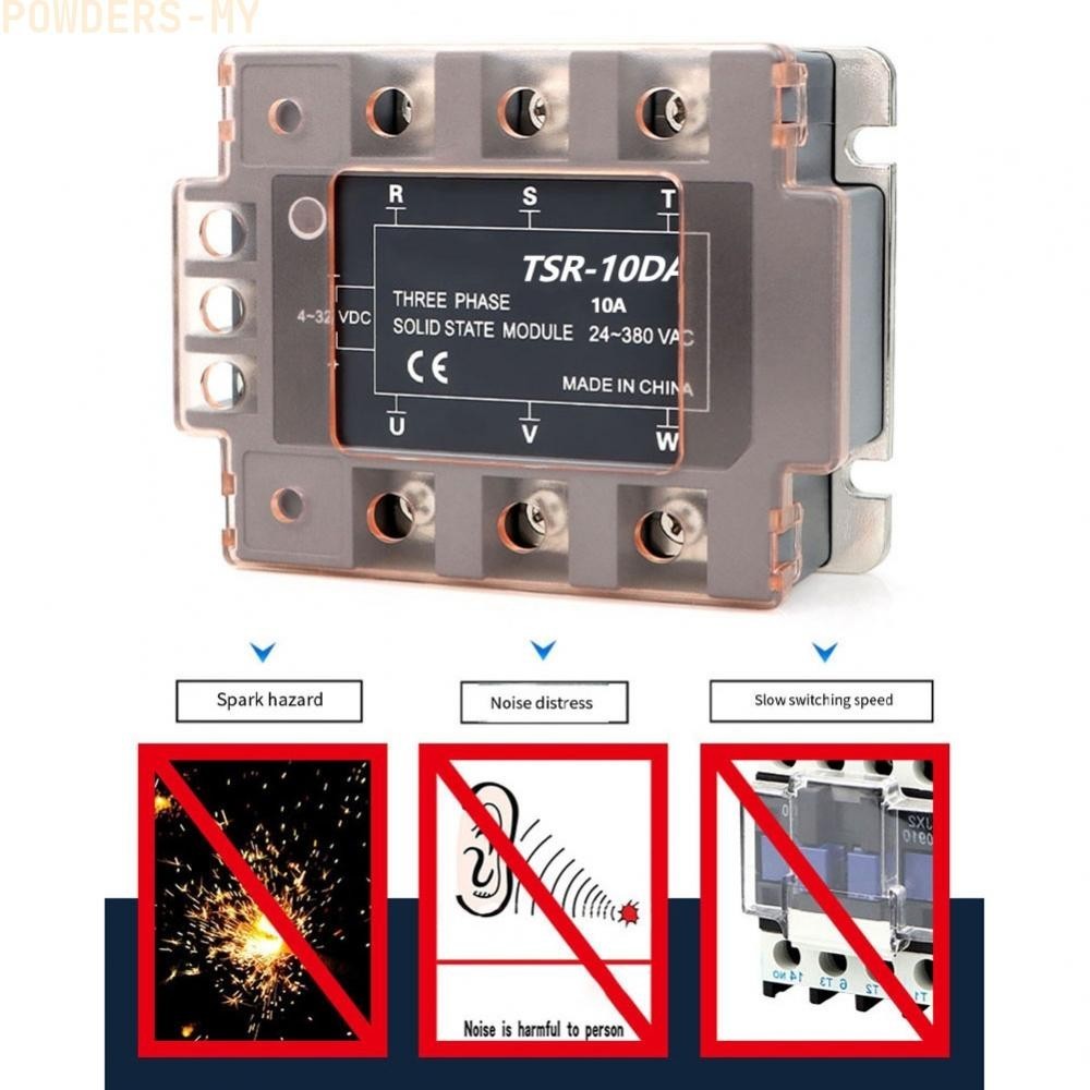 State Relay Pure Copper Terminal State Relay Module AC380V 40A SSR DC ...