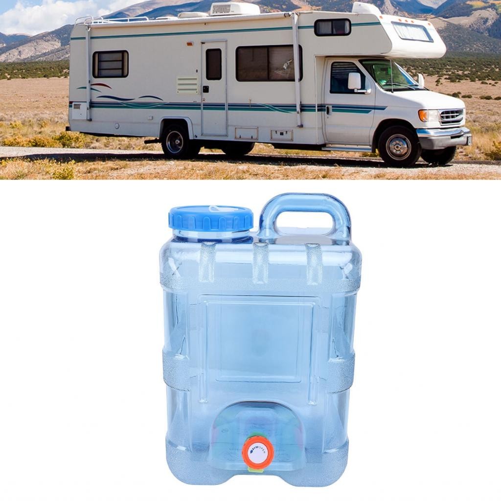 Wowowi RV Water Storage Tank Camper Container 15L Transparent Leakproof ...