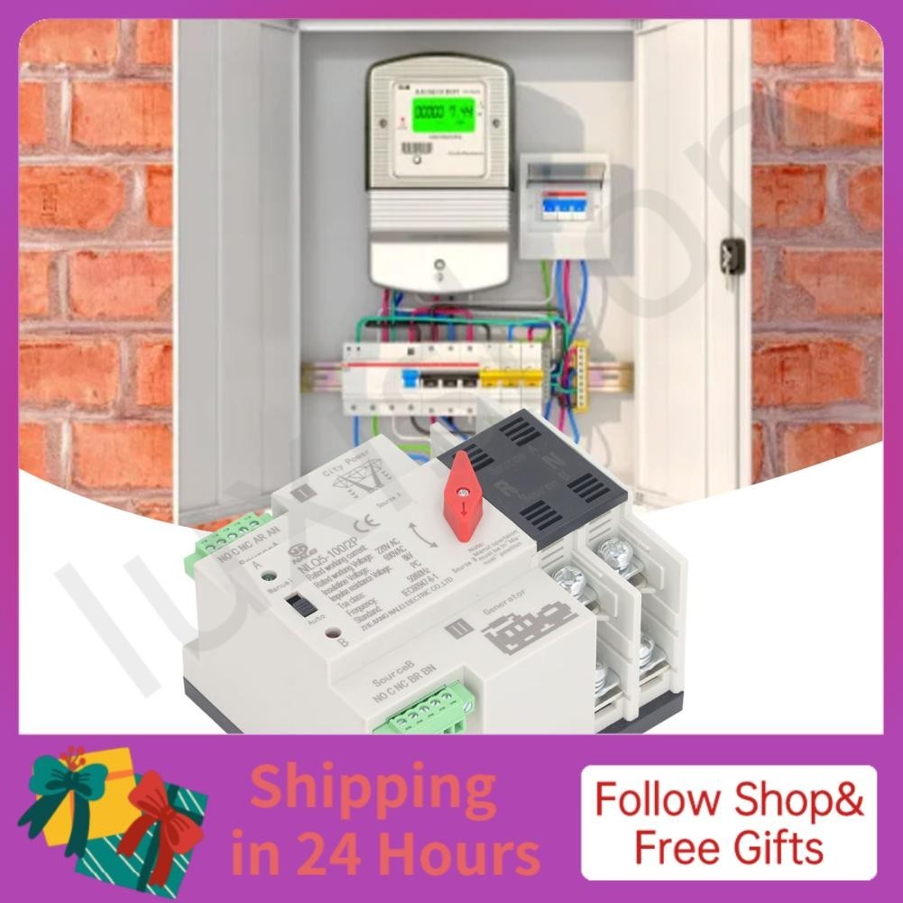 Iuxishop 2P Power Switch Controller Dual Automatic Transfer 220V High Temperature Resistant Good ...