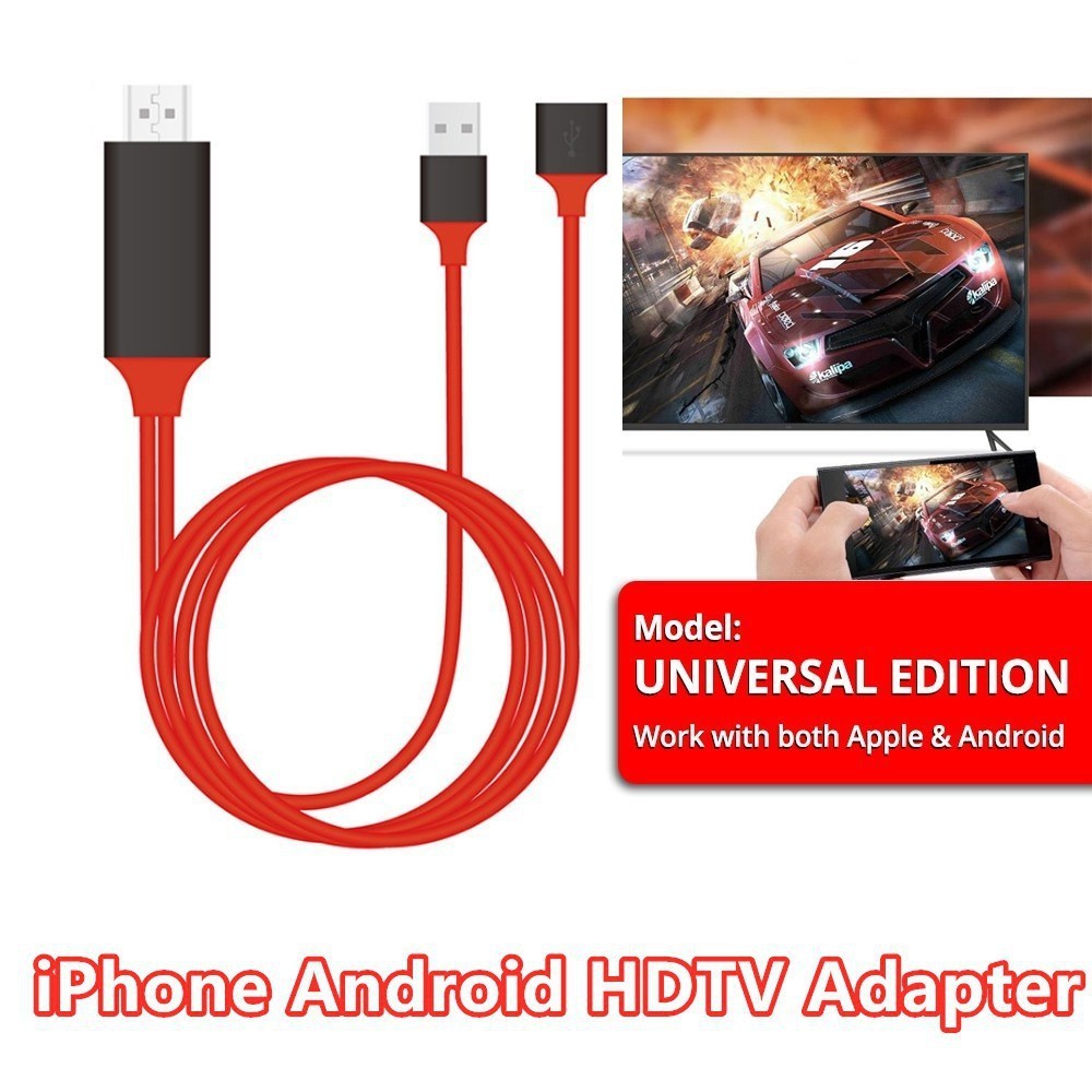 NEW 3IN1 Universal Mirascreen HDMI USB Type C 2K 60Hz High-definition ...